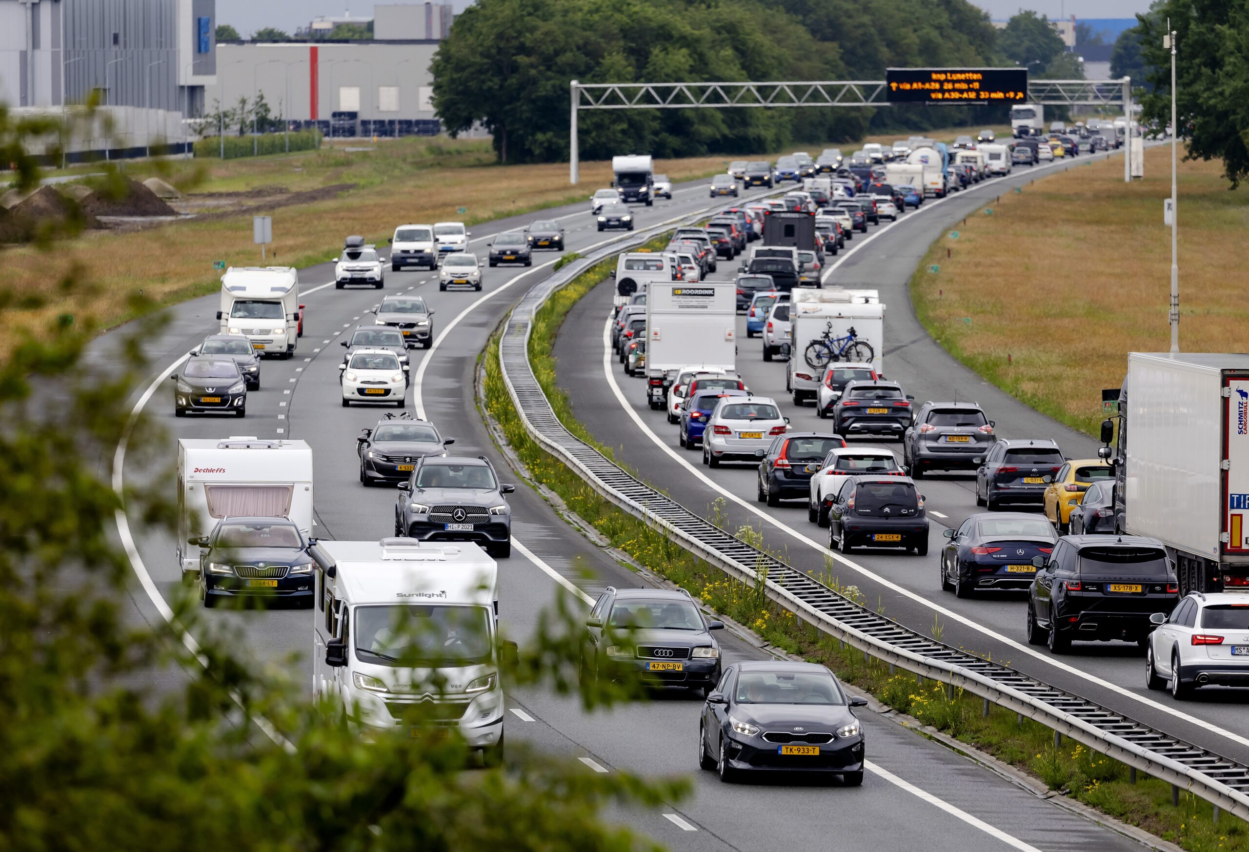 We stonden in 2024 vaker en langer in de file (en hier het vaakst ...